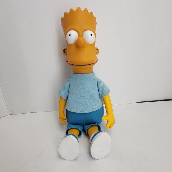 Simpsons | Toys | Vintage 99 Bart Simpson 11 Stuffed Doll With Vinyl ...